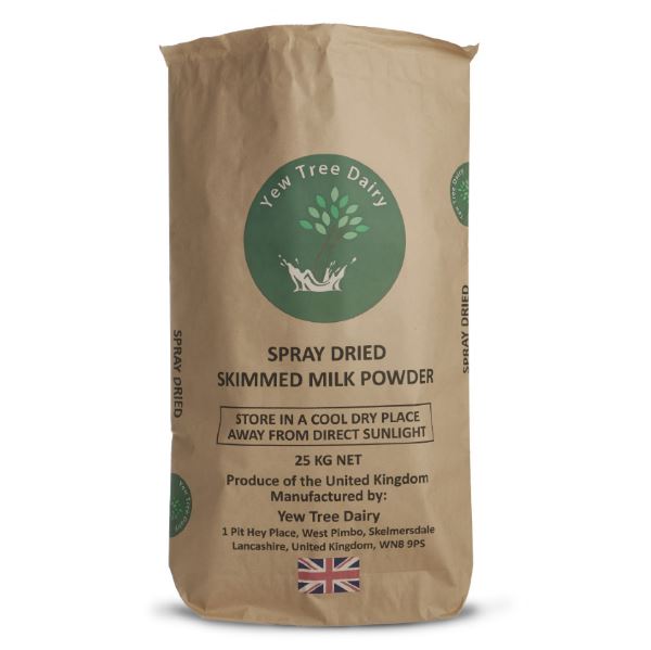 Yew Tree Skimmed Milk Powder - 25KG – Kent Foods Direct